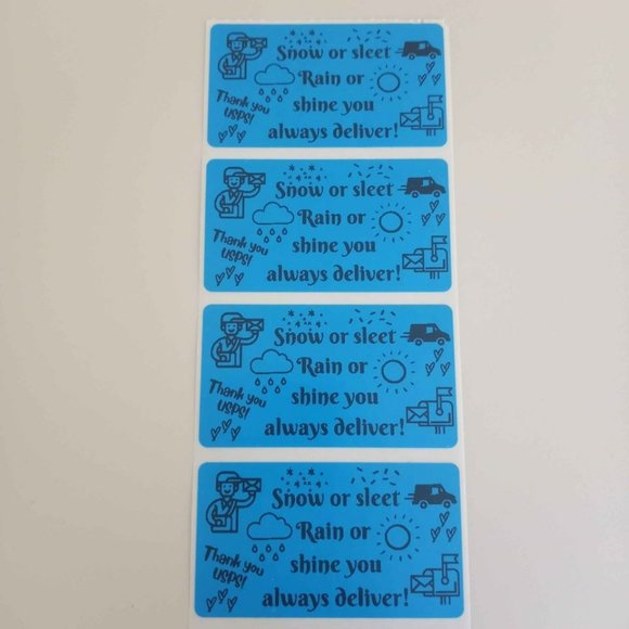 Office | 10 Thanks Usps Shipping Labels Thermal Packaging Stickers ...